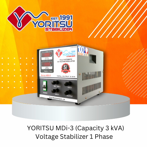 Jual Stabilizer Listrik Stavolt Listrik Avr Yoritsu MDi 3000 VA | Shopee Indonesia