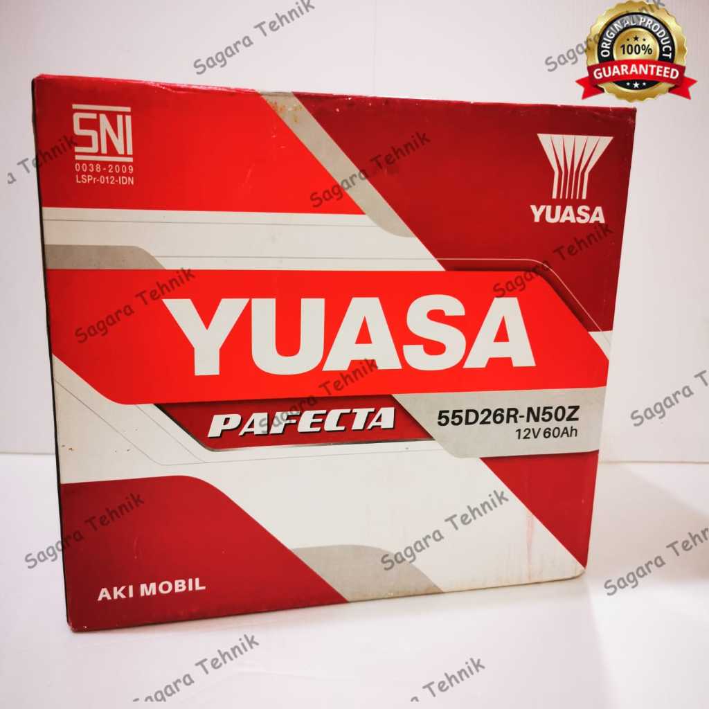 Jual Yuasa Aki Mobil N50Z 60 Ah Ampere Kijang Bensin Peugeot Nisan Serena Terrano ORIGINAL ...