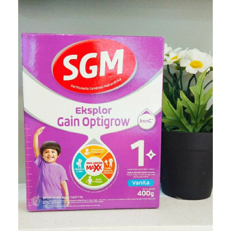 Jual SGM Gain Optigrow 1+ (400gr) | Shopee Indonesia