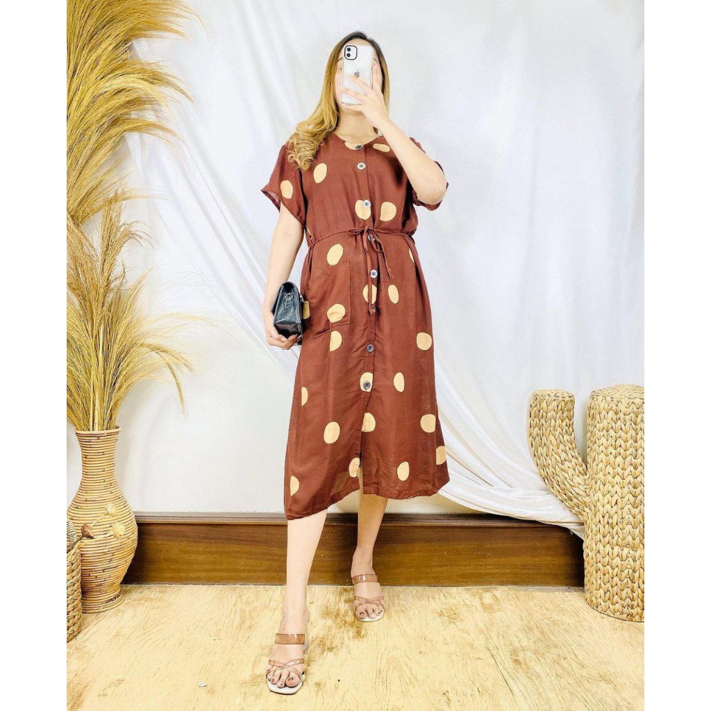 Jual Benang Raja Daster Andin Full Kancing | Shopee Indonesia