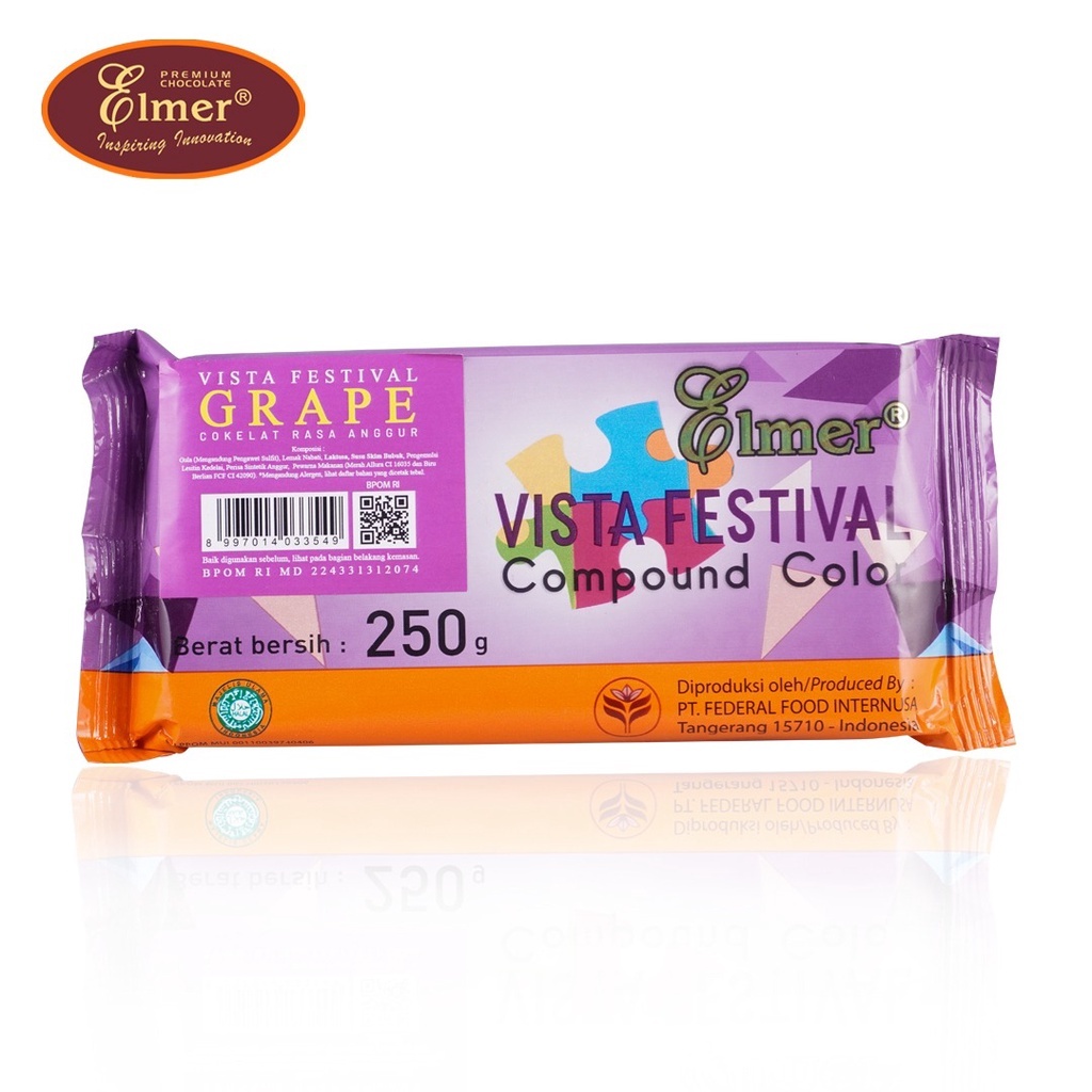 Jual Elmer Compound Vista Festival 250gr – Coklat Batang Warna Aneka ...