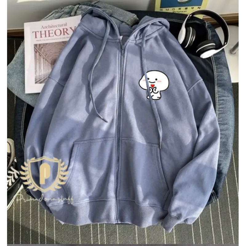 Jual Jakett Zipperr sweater Hoodie resleting Pentol kawaii Hoodie ...