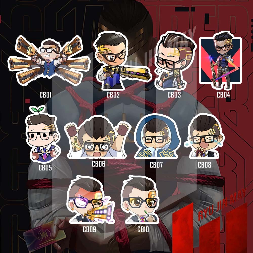 Jual Sticker Anime - Valorant - Chamber | Shopee Indonesia