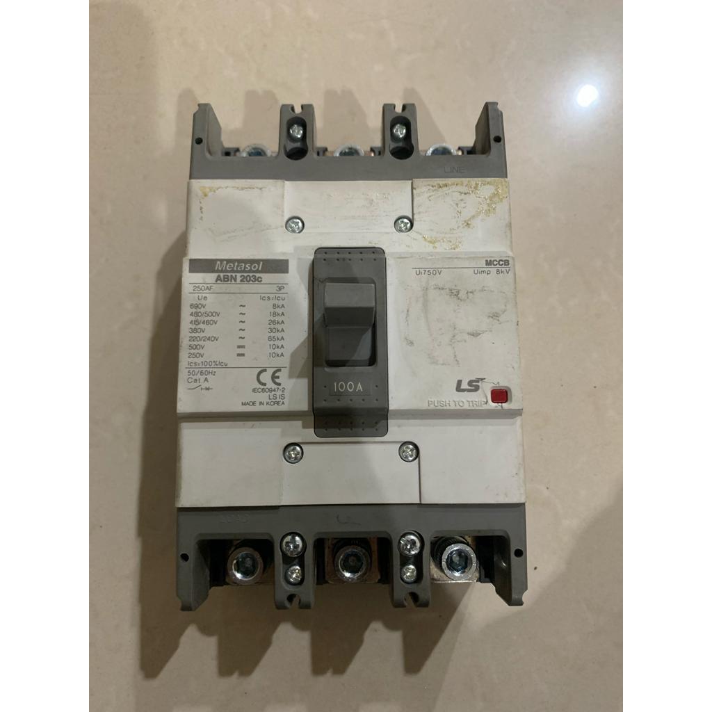 Jual LS ELECTRIC MCCB 3P - 100A / ABN 203C | Shopee Indonesia