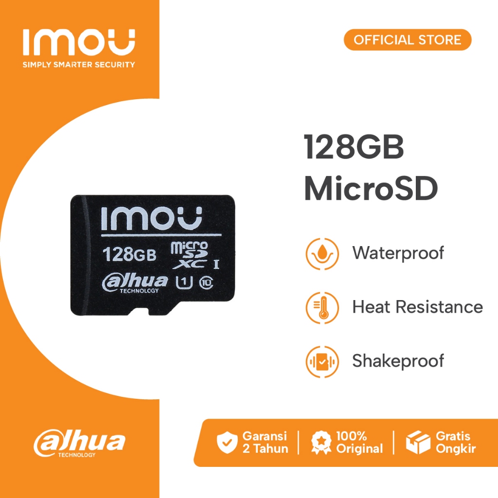 Jual IMOU MicroSD 128GB Class 10 Kartu Memori SD Card Micro SD | Shopee ...