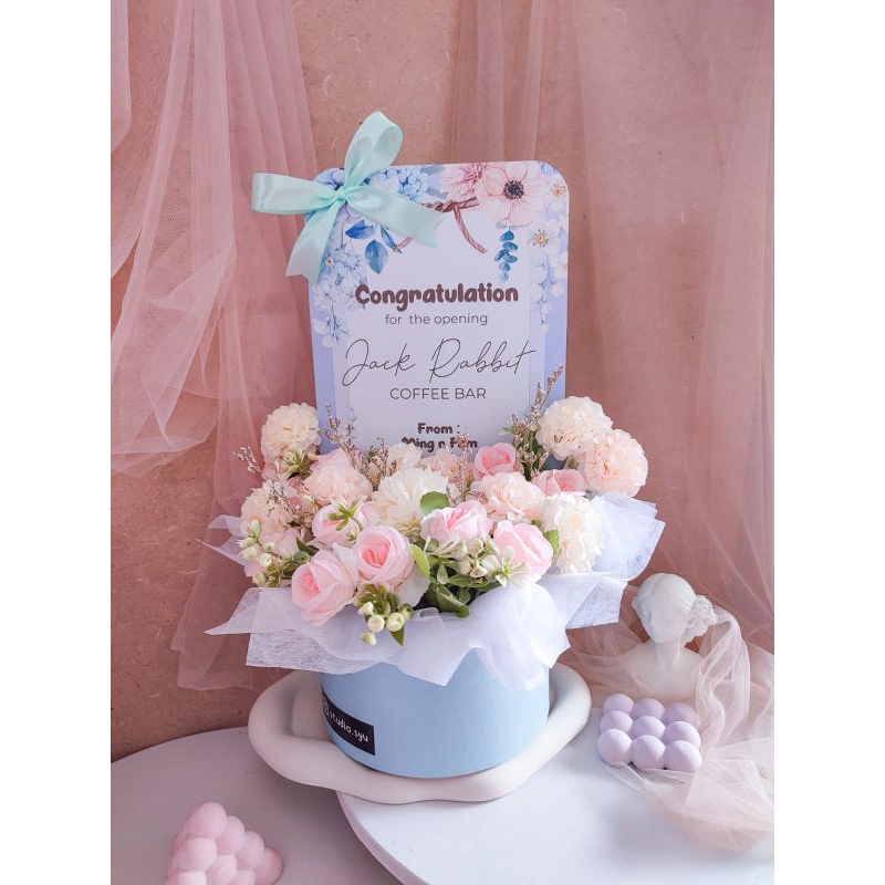 Jual BLOOM BOX / GRAND OPENING TOKO / BUKET WISUDA / HADIAH BUKET ...