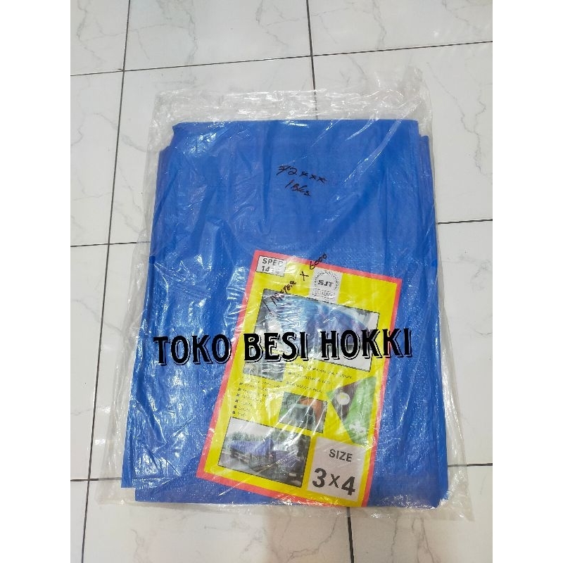 Jual Terpal Plastik A3 3x4 Meter / Terpal Serbaguna | Shopee Indonesia