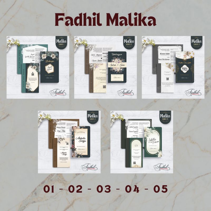 Jual Blangko Undangan Fadhil Malika 1, 2, 3, 4, 5 | Shopee Indonesia