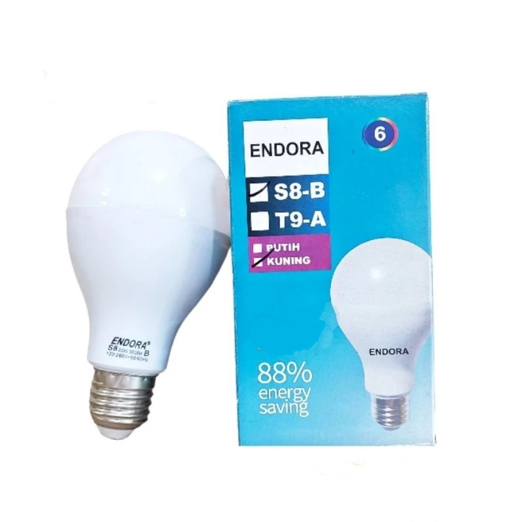 Jual LAMPU BOHLAM LED ENDORA PUTIH WATT SAVER PAKET ISI 10 PCS | Shopee ...