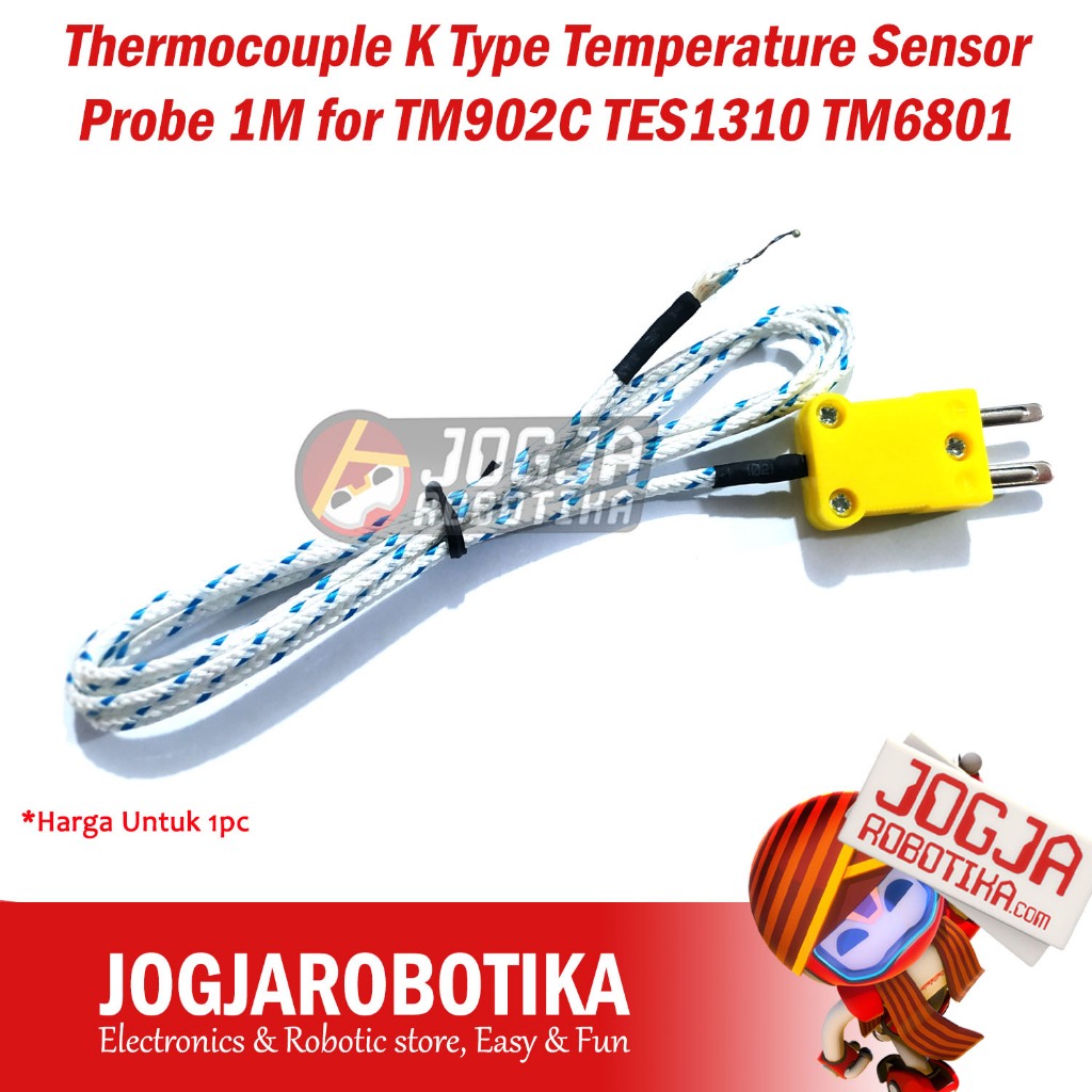 Jual Thermocouple K Type Temperature Sensor Probe for TM902C TES1310 ...
