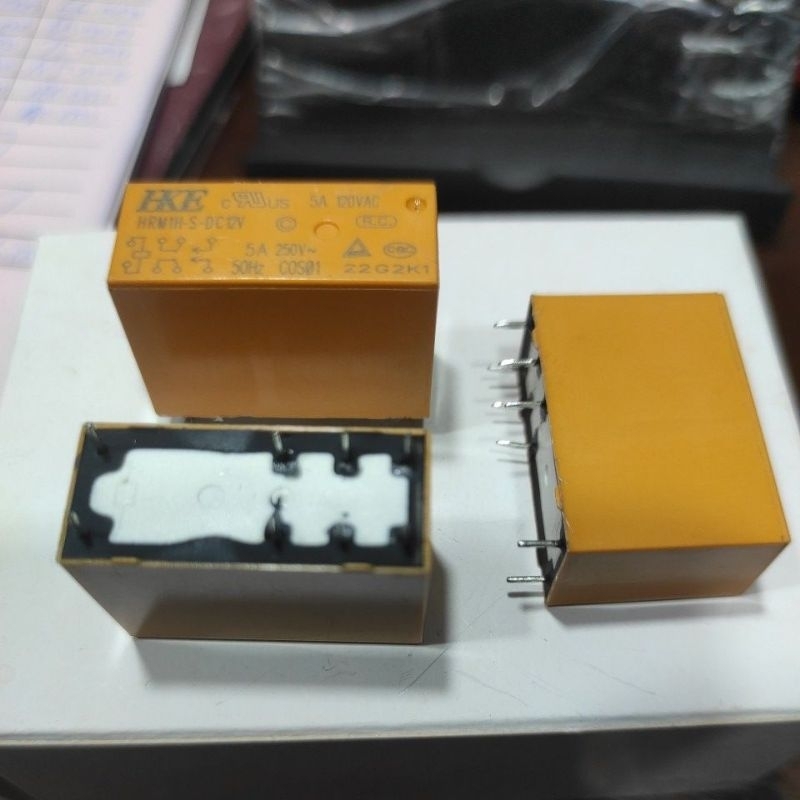 Jual Relay 12v 8pin Relay 8 pin 12v gepeng kuning besar | Shopee Indonesia