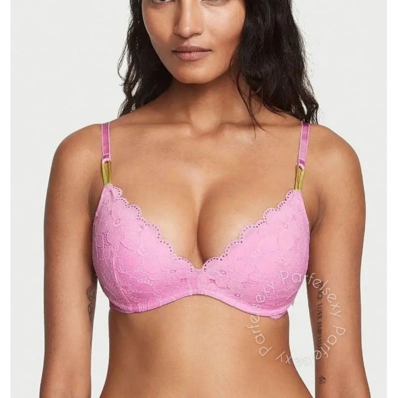 Jual Victoria Secret Sexy Tee Wireless Lace Bra Push Up Level 2 32b