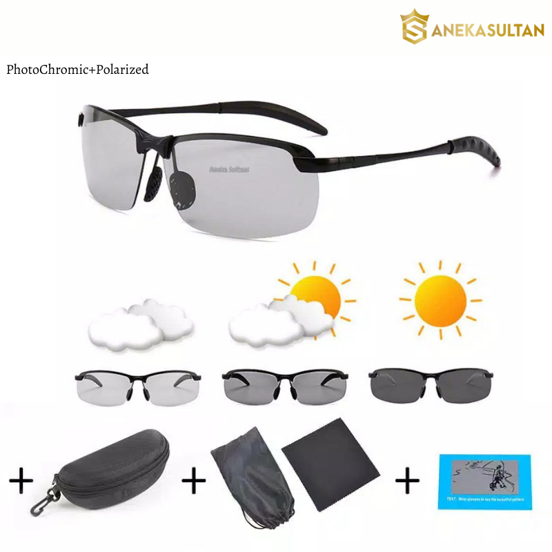 Jual AS Kacamata Adaptif Anti Silau Siang Dan Malam Kacamata Lensa Hitam Berubah Warna Kacamata ...