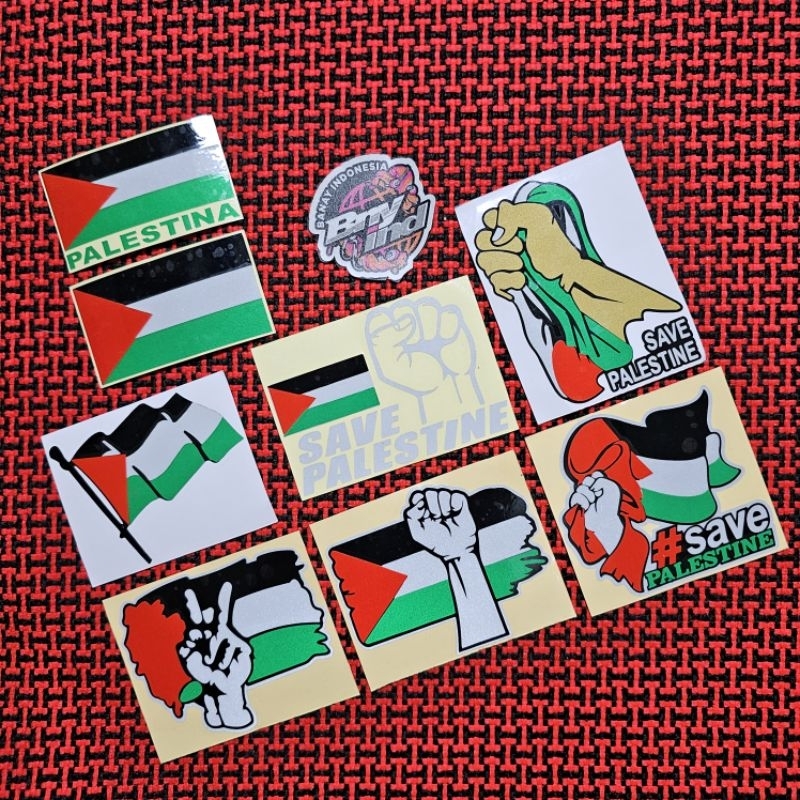 Jual Stiker Bendera Palestina Sticker Save Palestine Cutting | Shopee ...