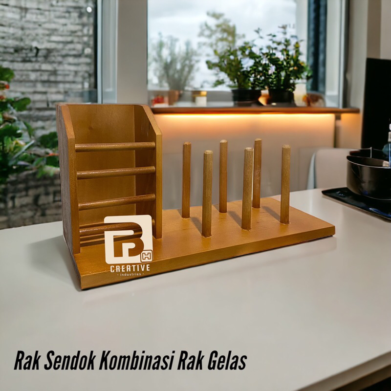 Jual Tempat Sendok Garpu Kombinasi Tempat Gelas Minimalis / Tempat ...