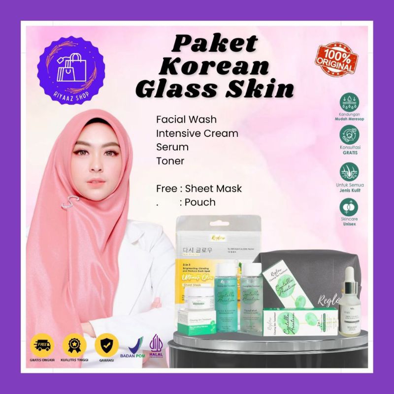 Jual REGLOW Korean Glass Skin | Skincare BPOM Glowing | Skincare Bumil ...