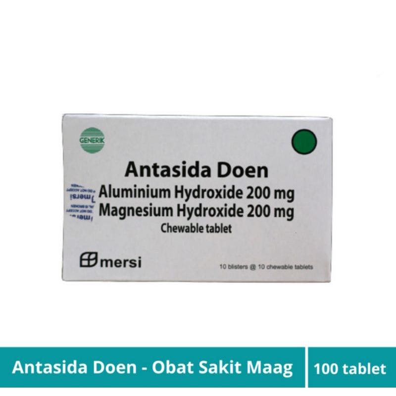 Jual Antasida Doen Perbox isi 100pc / Obat asam Lambung | Shopee Indonesia