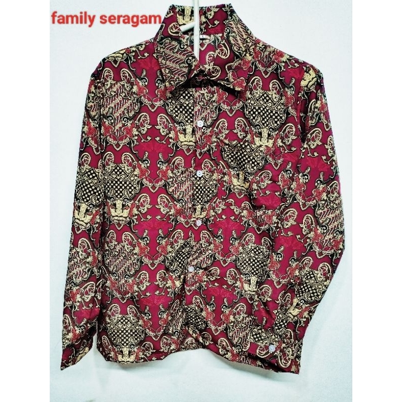 Jual Batik SD Negeri/Batik SD Nasional/Seragam Batik Sekolah SD/Batik ...