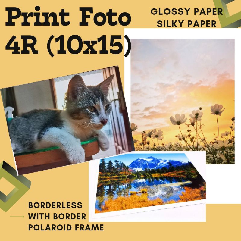 Jual Print/Cetak Foto 4R Custom Polaroid Border (bisa satuan) | Shopee ...