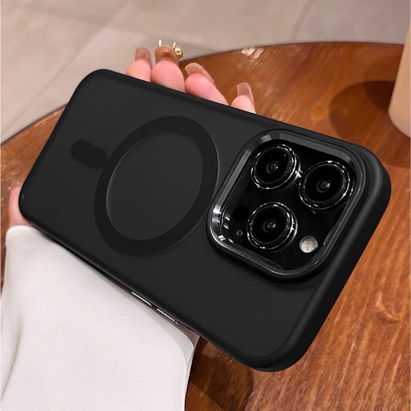 Jual Case Magsafe Black Edition Matte IPHONE X XS MAX XR 11 12 13 14 15 ...