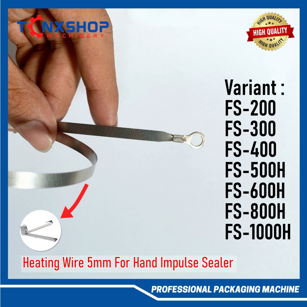 Jual Element Heating Wire Hand Impulse Sealer Element Plat Kawat ...