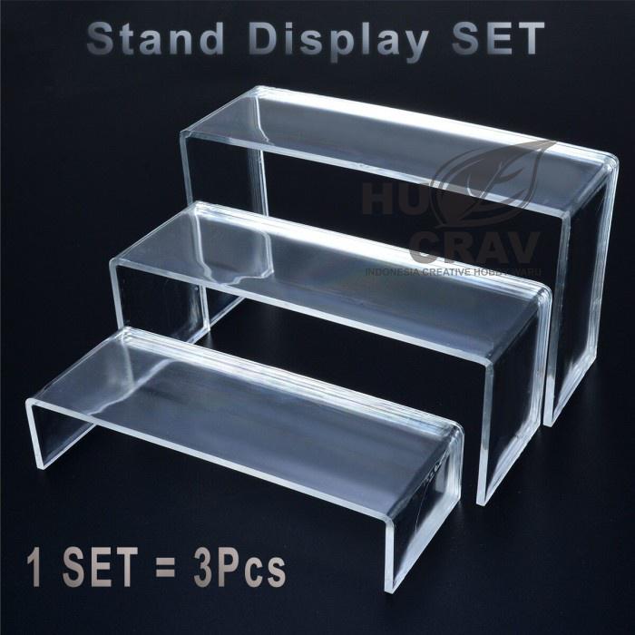 Jual Buy 1 Get 3 Rak Display Acrylic Serbaguna Stand Akrilik Sepatu ...