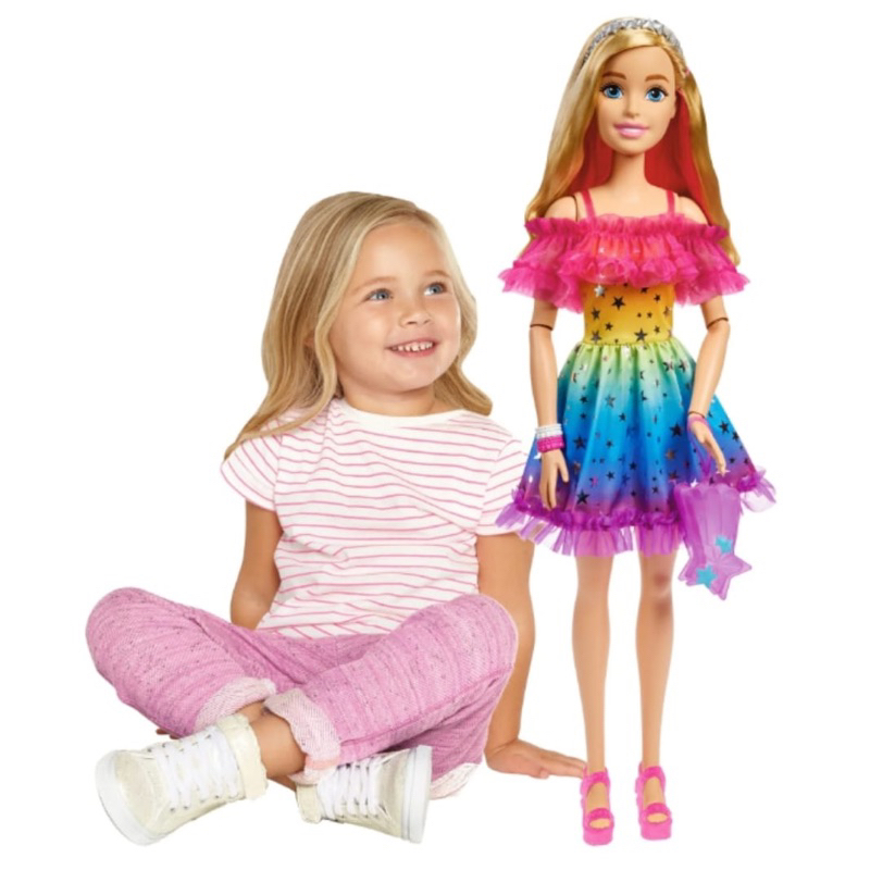 Jual Large Barbie Doll 28 inches Blonde hair | Shopee Indonesia