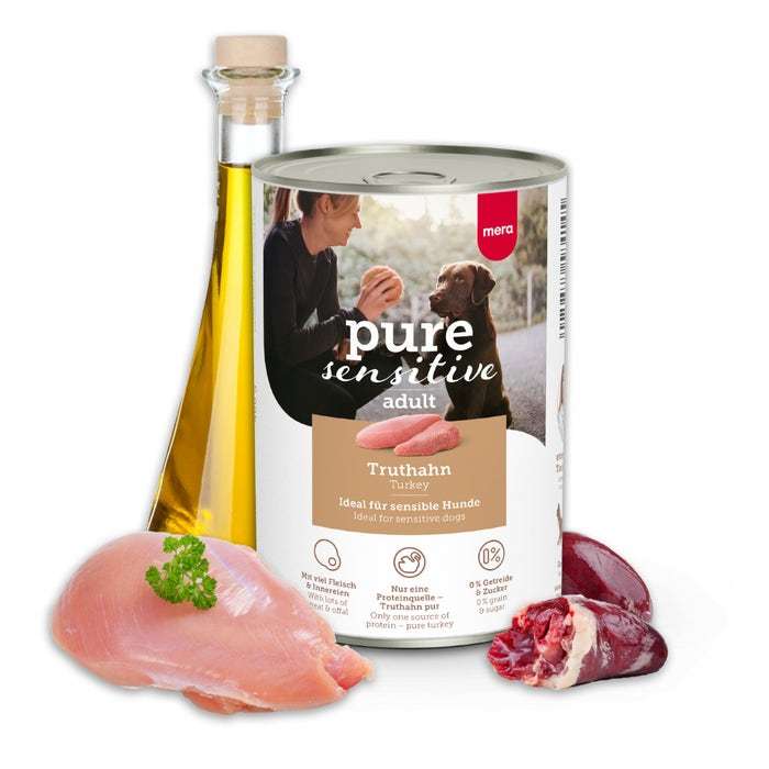 Jual Mera - Pure Sensitive WETFOOD Turkey 400 gr | Shopee Indonesia