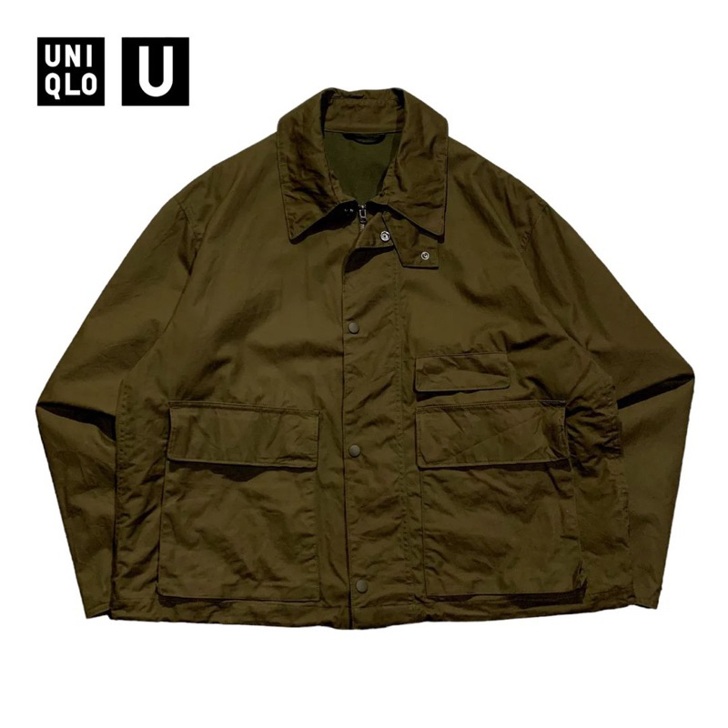 Jual uniqlo utility short blouson jacket | Shopee Indonesia