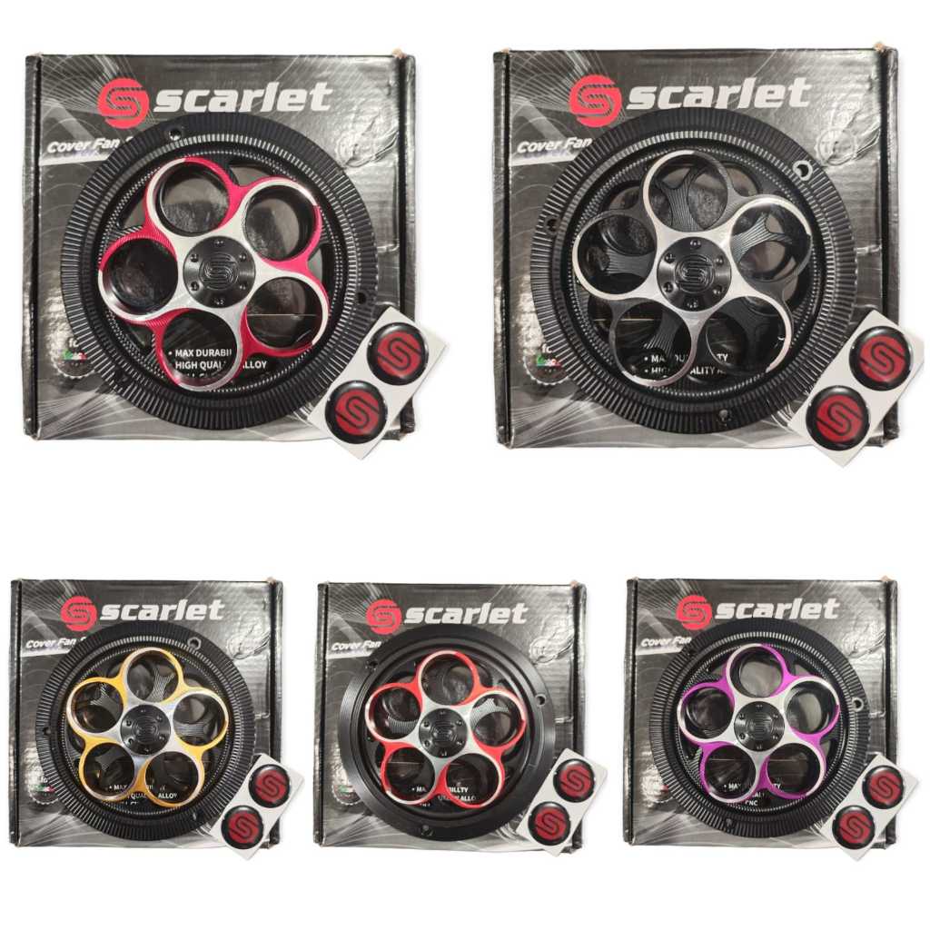 Jual COVER PELINDUNG KIPAS RADIATOR MATIC CNC MODEL SPINNER SCARLET ...