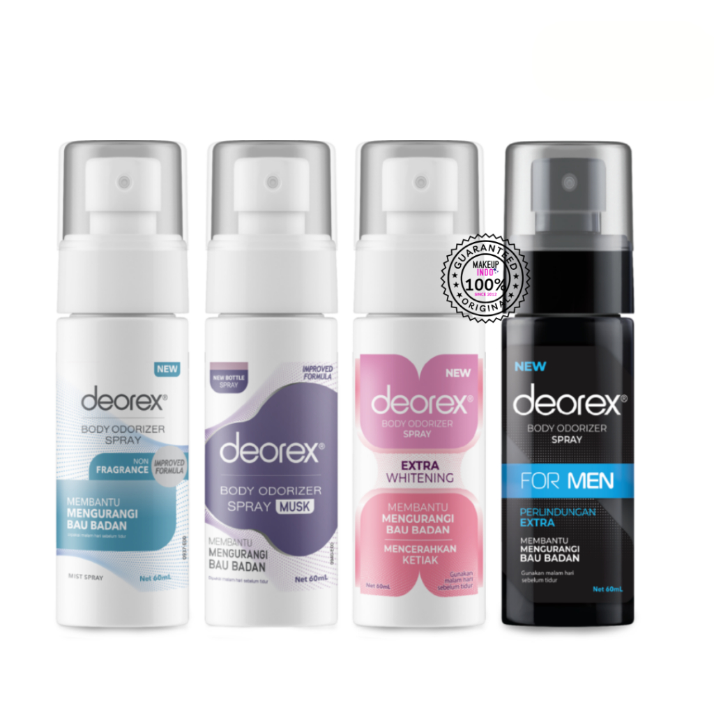 Jual Deorex Body Odorizer Spray 60 ml/Non Fragrance/Musk/Extra ...