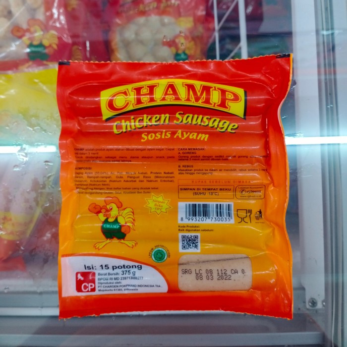 Jual CHAMP SOSIS AYAM 375G | Shopee Indonesia