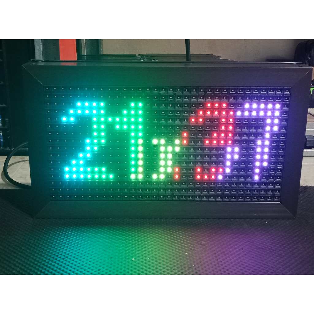 Jual Running Text P10 1 Panel Ukuran 21x37 cm Outdoor | Shopee Indonesia