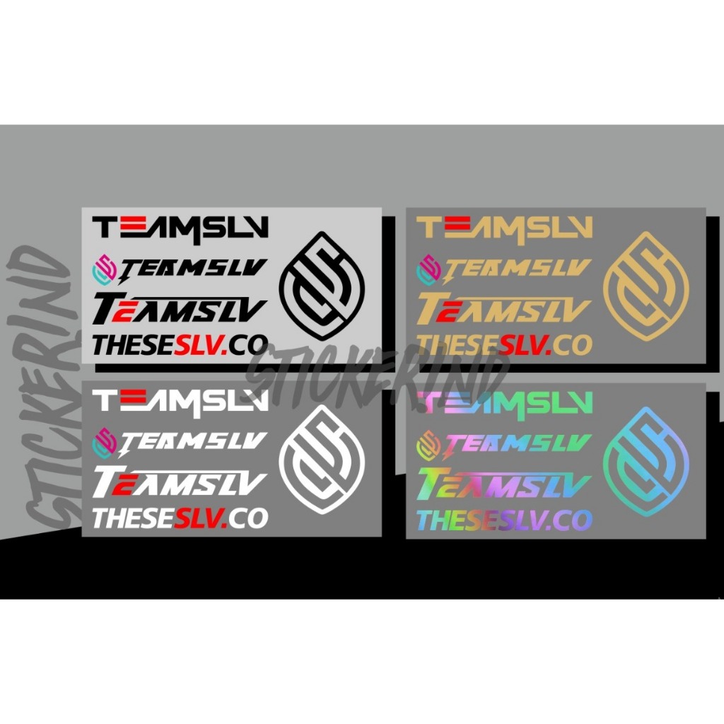 Jual STICKER STIKER TEAMSLV SATU SET ISI 5 STIKER VIRAL STIKER RACING ...