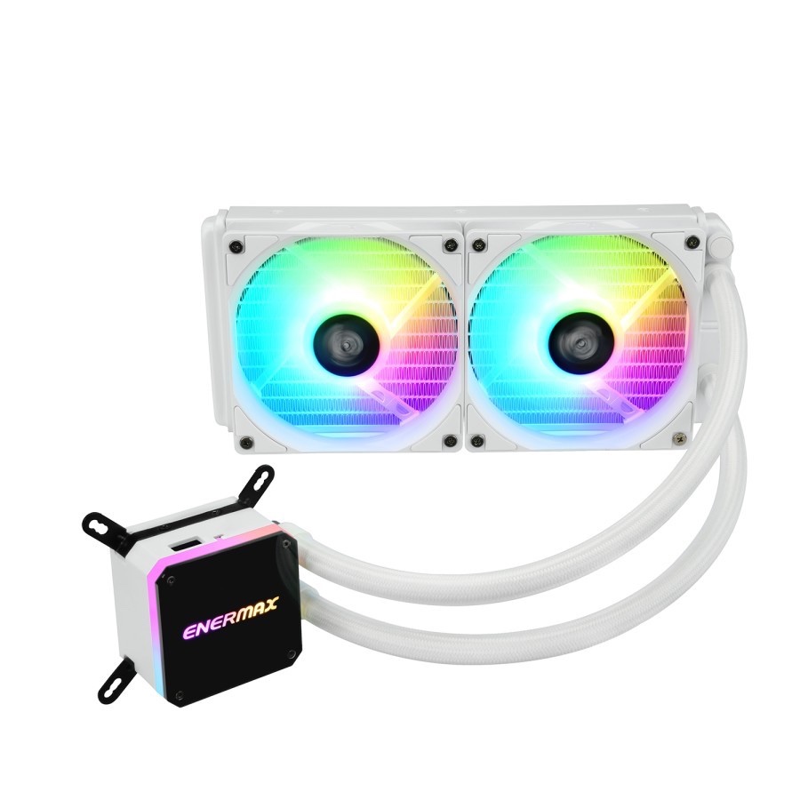 Jual ENERMAX LIQMAX III ARGB 240 - AIO LIQUID CPU COOLER - BLACK WHITE ...