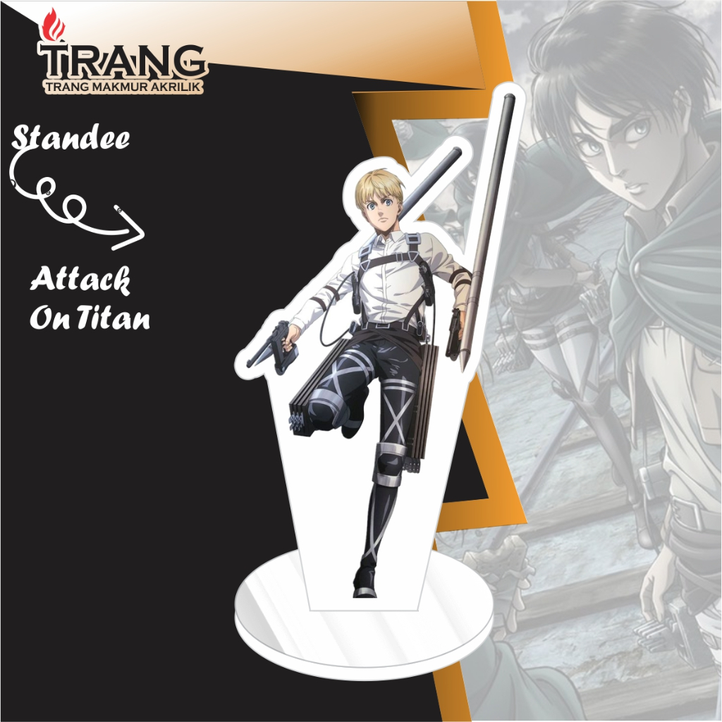 Jual Standee Figure Akrilik Attack On Titan Final / Standing Action ...