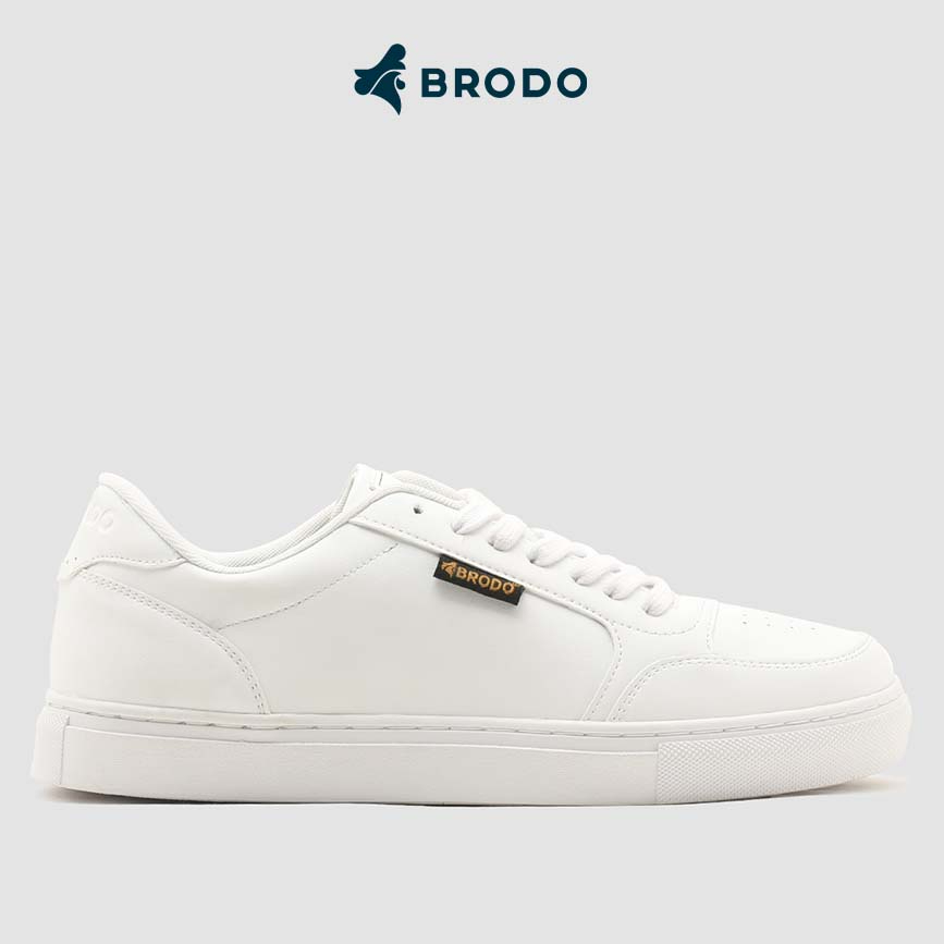 Jual BRODO Calcio Full Black All White Original Sepatu Sneakers Casual ...