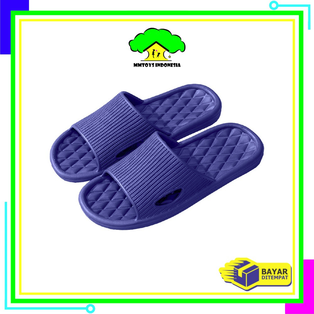 Jual MI-S35 Sandal Rumah Berkualitas EVA Karet Polos / Sandal Kamar ...