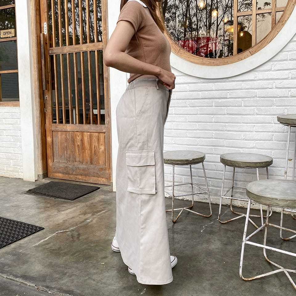 Jual XYU CARGO SKIRT WANITA / ROK CARGO WANITA JUMBO | Shopee Indonesia