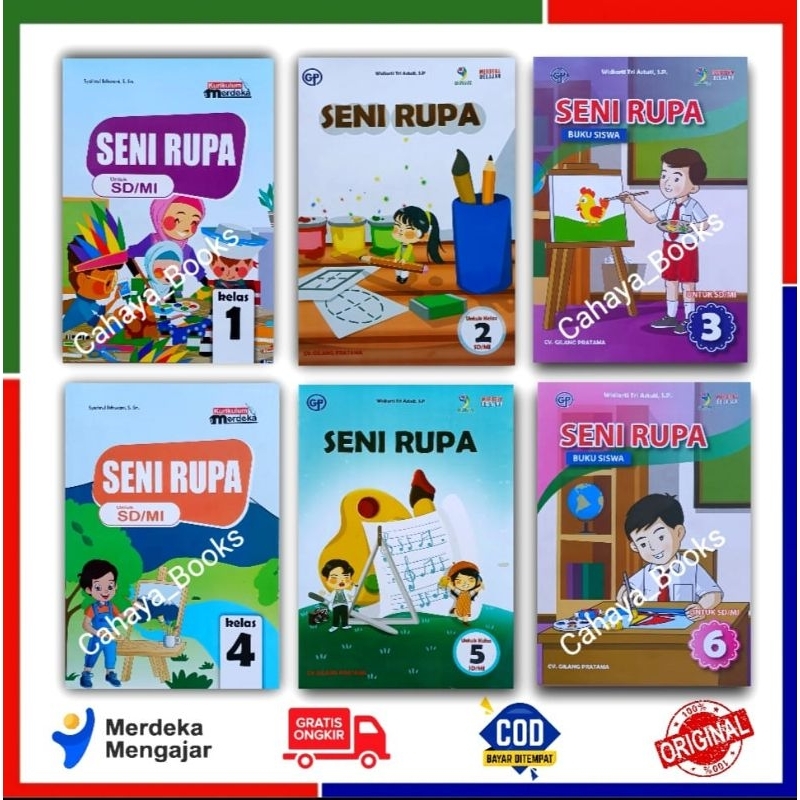 Jual Buku Siswa Seni Rupa Kelas 1 2 3 4 5 6 SD/MI Kurikulum Merdeka | Shopee Indonesia