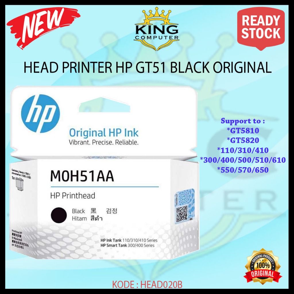 Jual PRINT HEAD HP GT51 GT52 ORIGINAL RESMI | Shopee Indonesia
