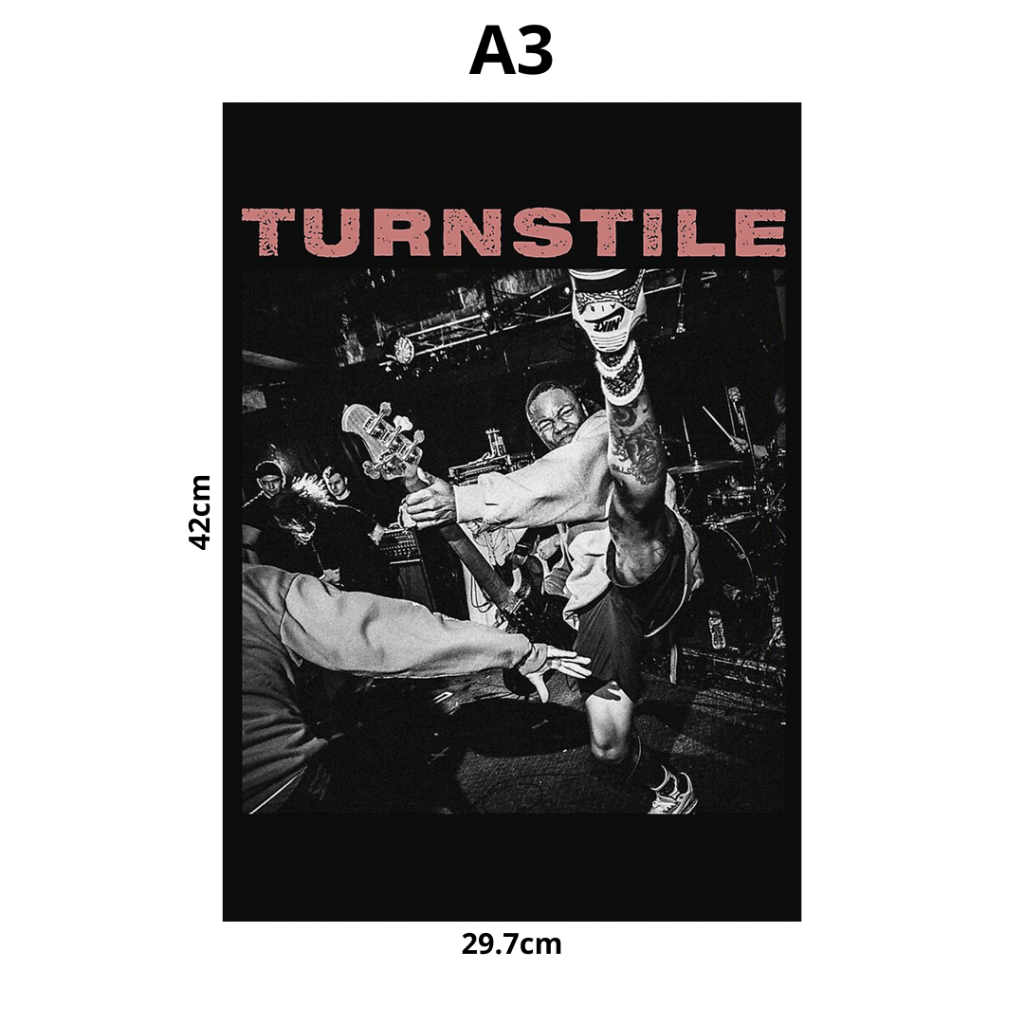 Jual Poster Band TURNSTILE 2 (A3, A4, A5) | Shopee Indonesia