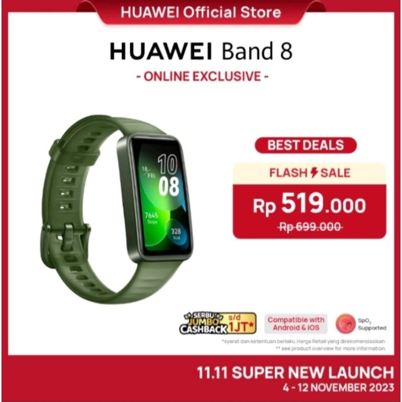 Jual Smartwatch Huawei Band 8 | Shopee Indonesia