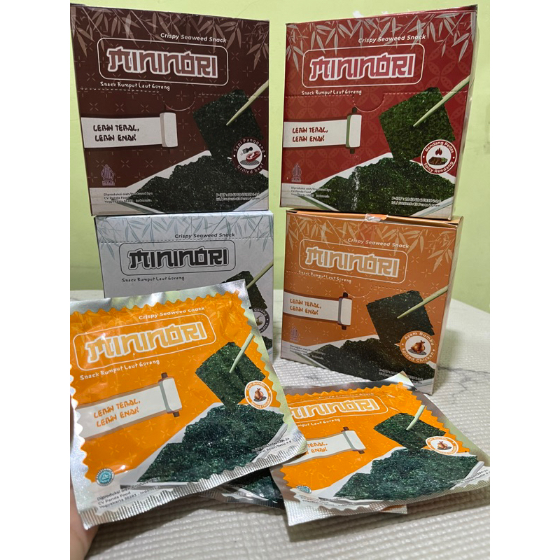Jual Mini Nori Rumput Laut 4gr x 12 Sachet | Shopee Indonesia