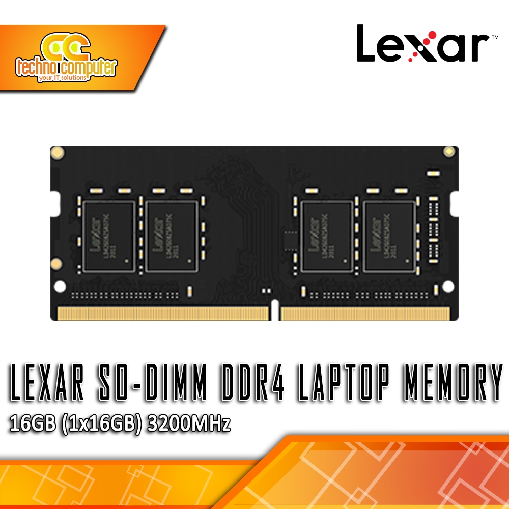 Jual RAM LEXAR SODIMM 16GB (1x16GB) LAPTOP DDR4 3200MHz | Shopee Indonesia