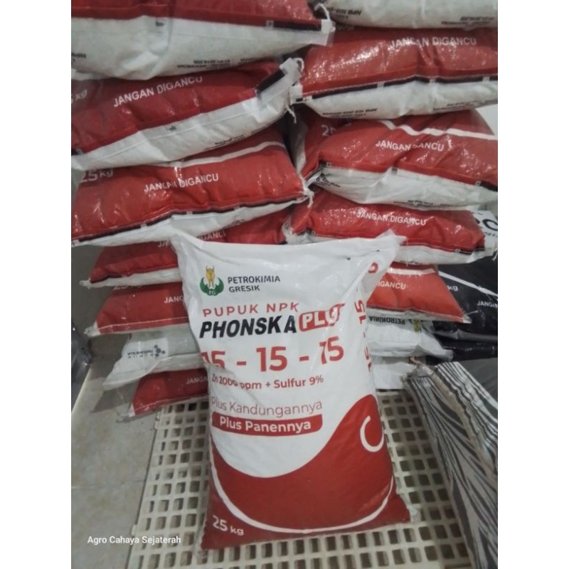 Jual PUPUK NPK PHONSKA PLUS 15 15 15 Plus 10% Sulfur dan Zn KEMASAN REPACK ORIGINAL 1 KG ...