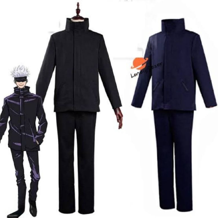 Jual Barang kerenf4F9r jubah cosplay anime jujutsu kaisen gojo satoru ...