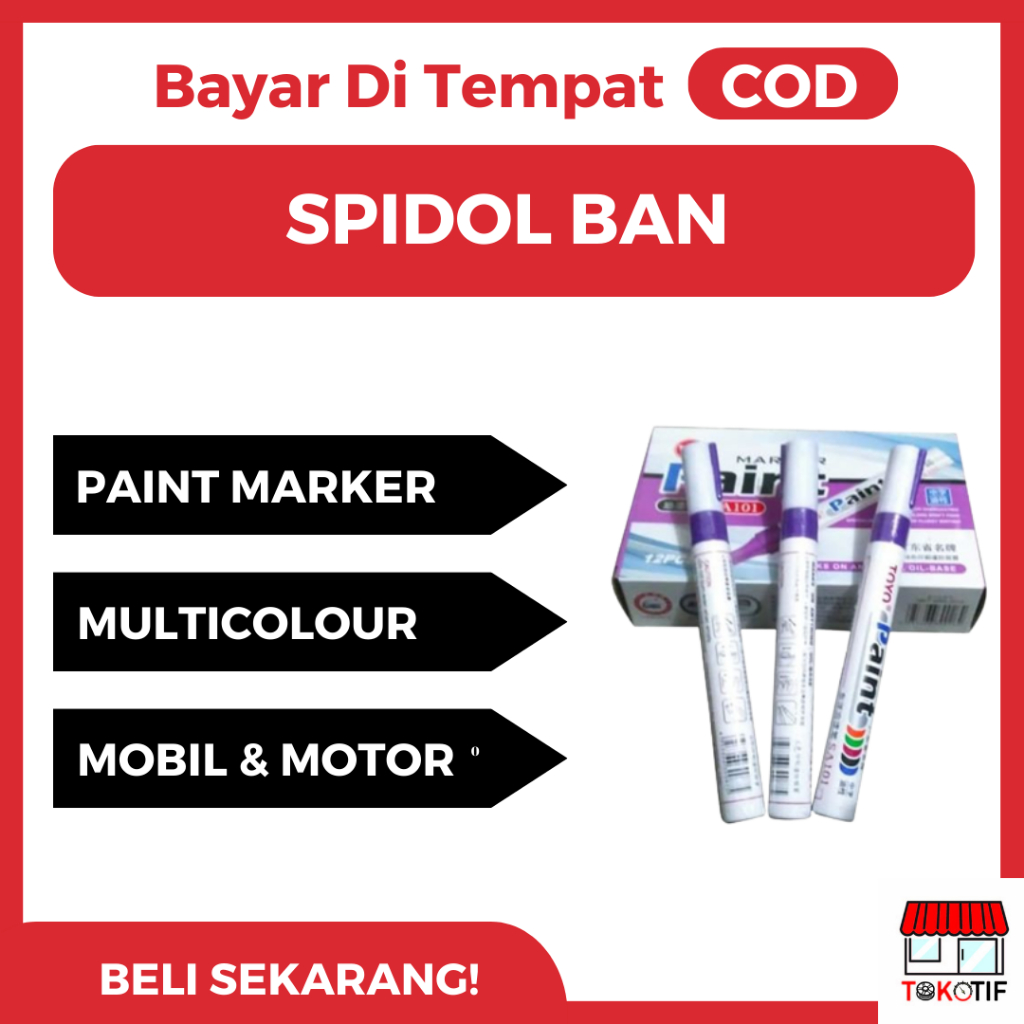 Jual Spidol Ban Toyo Sepidol Ban Motor Keren Spidol Ban Mobil Permanen ...