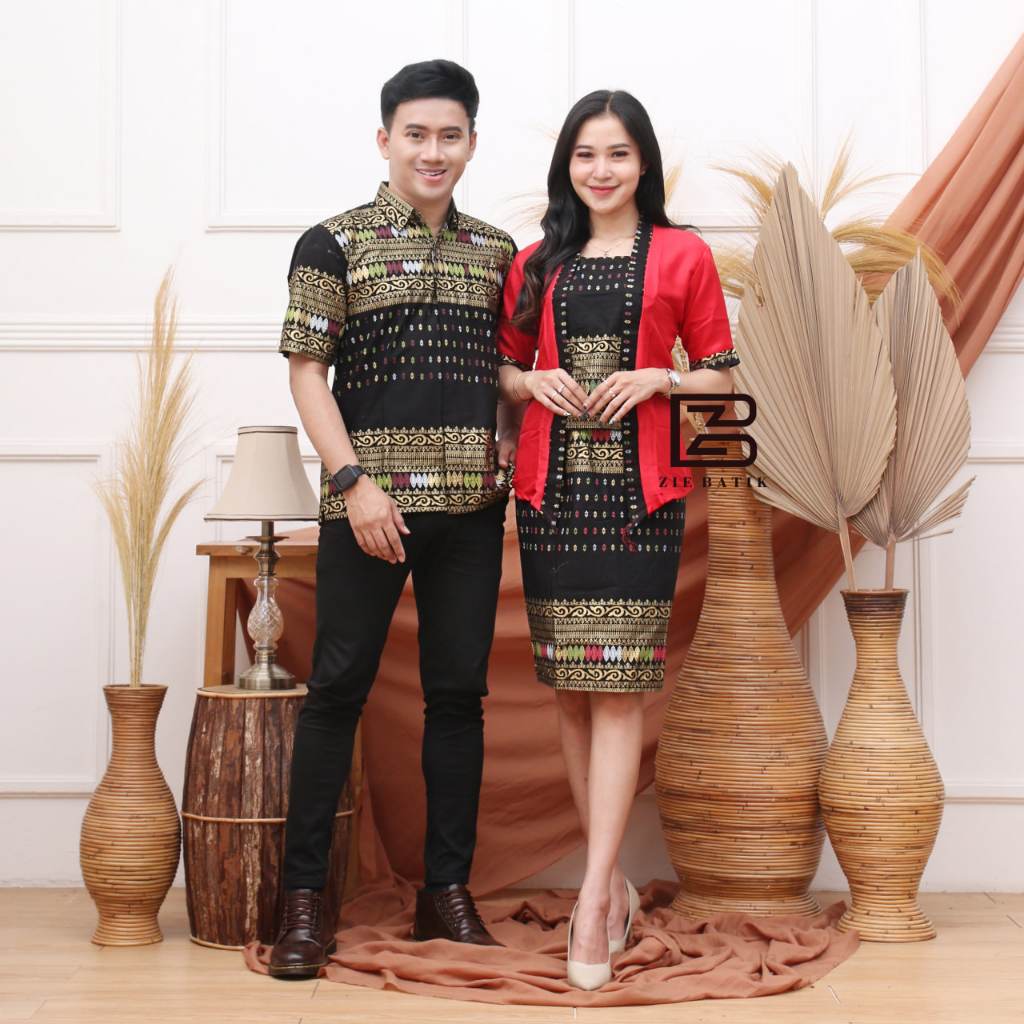 Jual BATIK COUPLE NATAL/RNB PRADA ANJANI/DRESS NATAL Motif keong dress ...