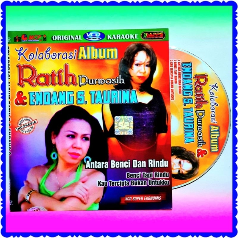 Jual KASET ORIGINAL VCD LAGU RATIH PURWASIH dan ENDANG S TAURINA-BISA KARAOKE VOCAL ON OF AKTIF ...